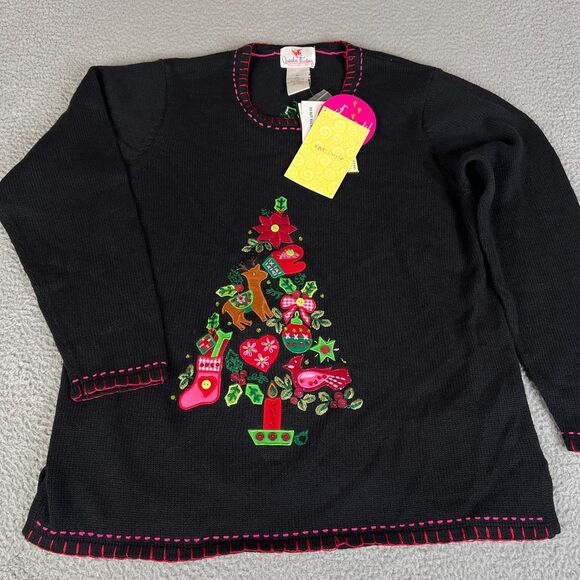 Quacker Factory | Sweaters | Quacker Factory Light Up Christmas Tree ...